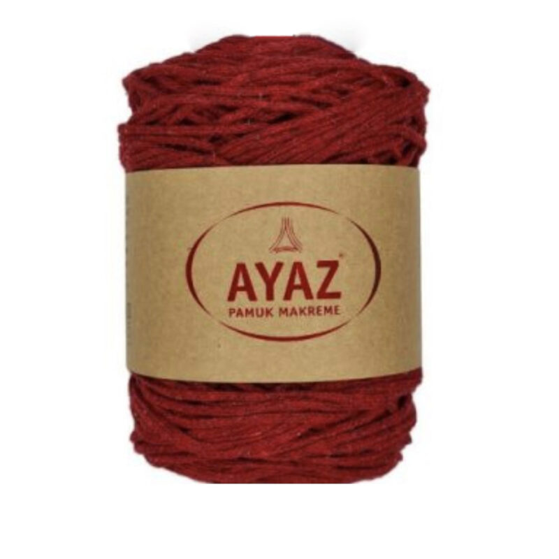 Makrame konac - Ayaz 3mm - 1229 Trula višnja - Pozamanterija Glamur